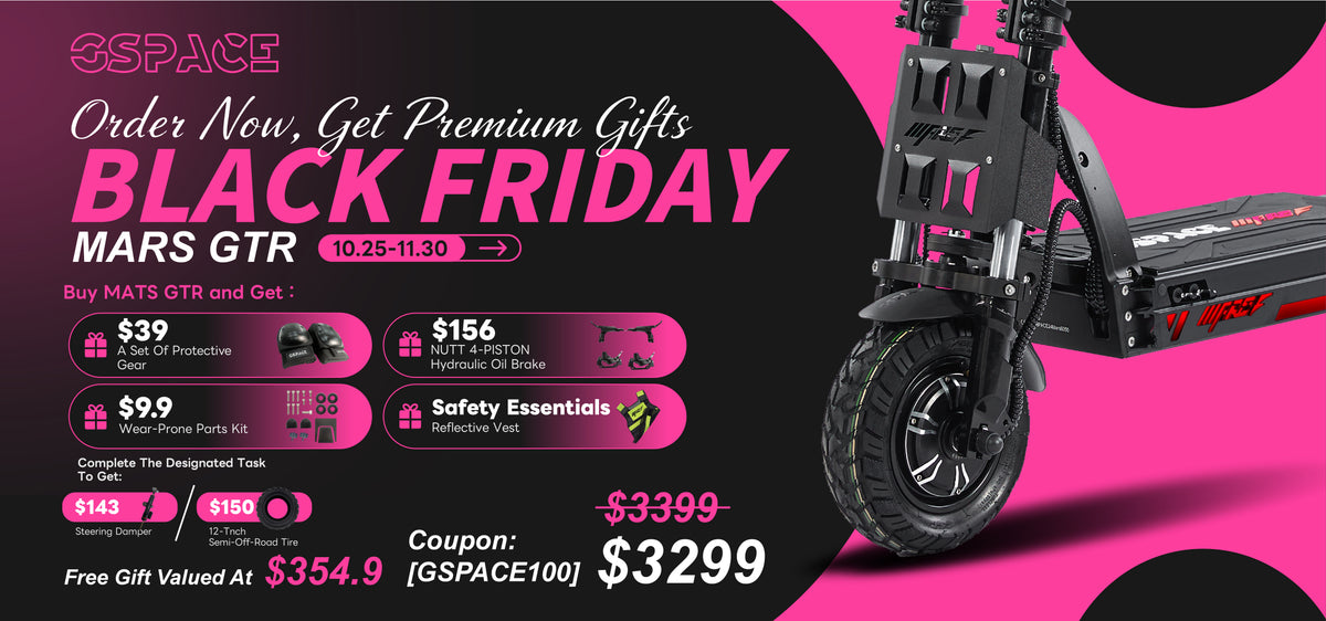 GSPACE Mars GTR Hyper Scooter Off-Road Electric Scooter